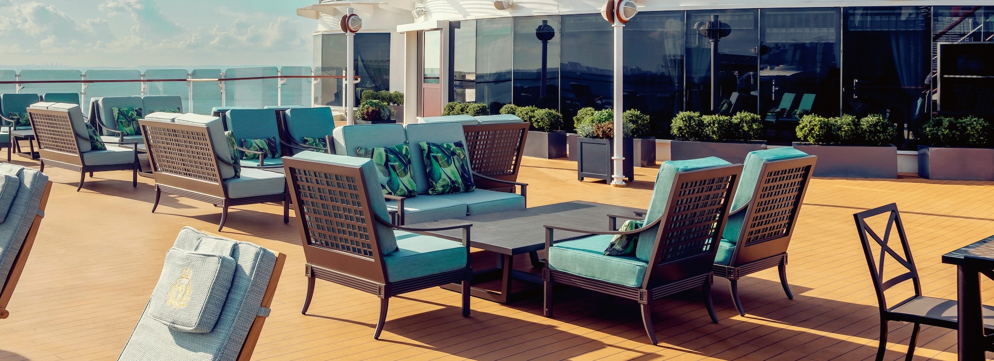 Grill Suites Terrace | Private Luxury Outdoor Area | Cunard