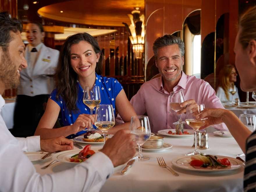 Princess Grill Restaurant Experience - Cunard Cruise Line