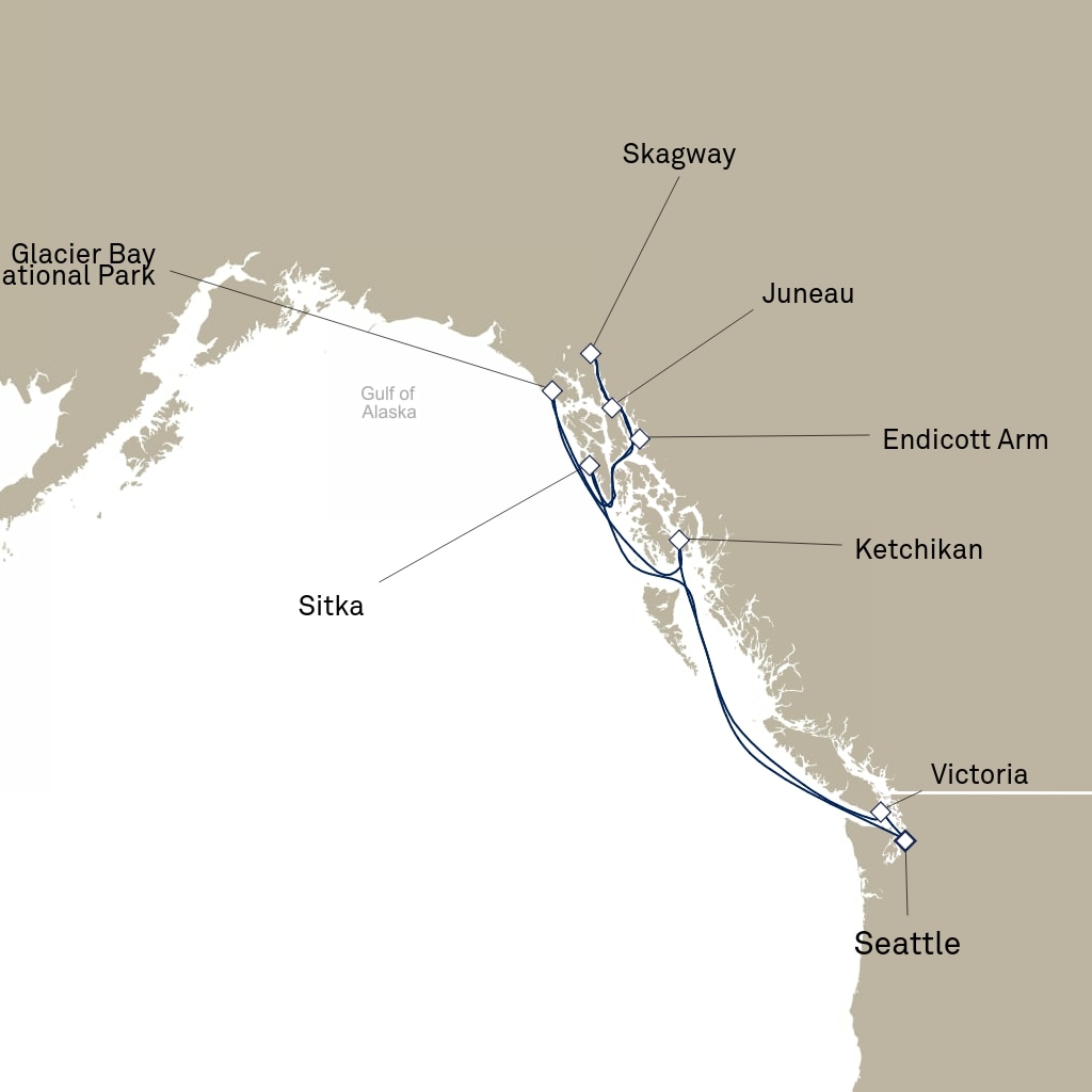 10 Nights - Alaska - July 2025 - Cunard